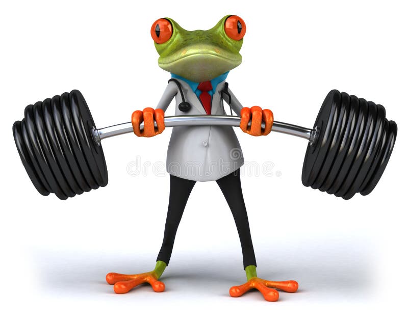 Frog doctor stock illustration. Illustration of sticky - 22858321