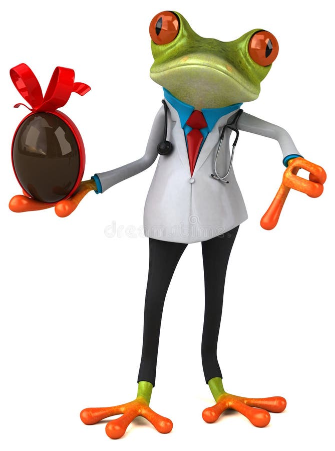 Frog doctor stock illustration. Illustration of sticky - 21421098