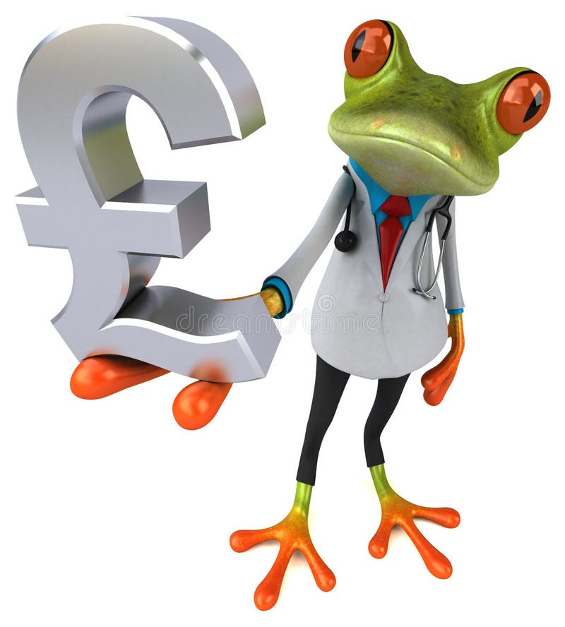Frog Doctor - 3D Illustration Stock Illustration - Illustration of ...
