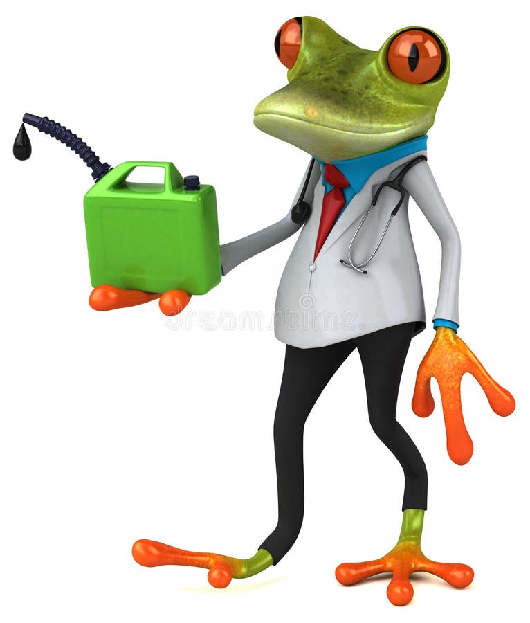 Frog Doctor - 3D Illustration Stock Illustration - Illustration of ...