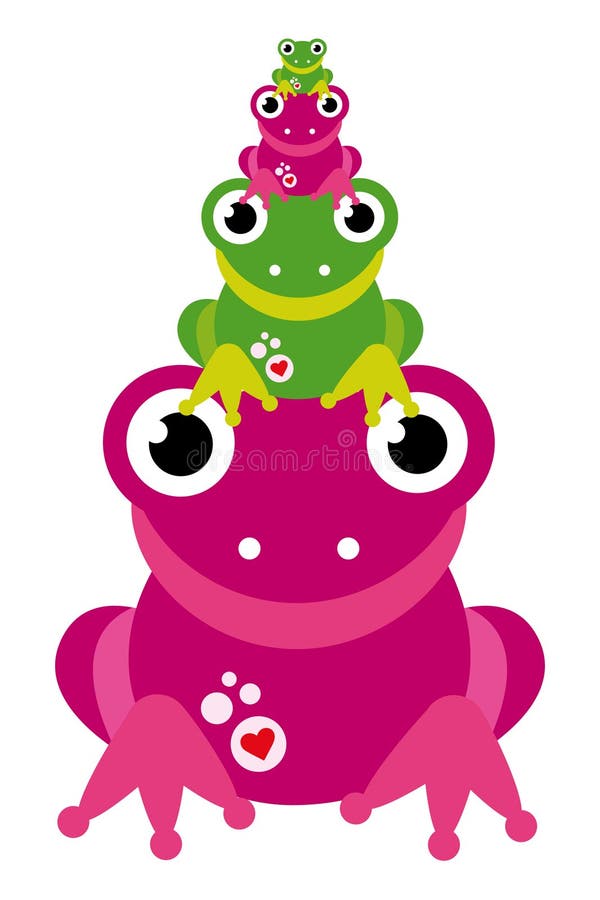 Frog Family Clip Art