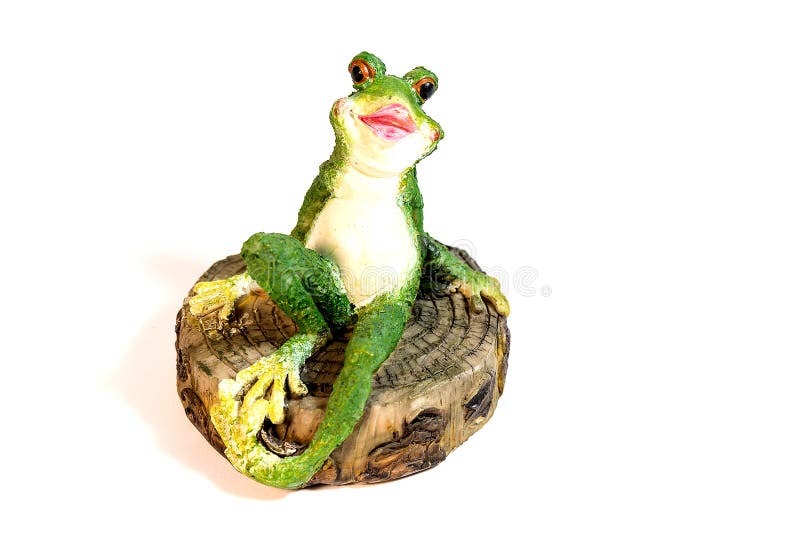 Frog Figure. Decorative Figure of a Frog Stock Photo - Image of decor ...