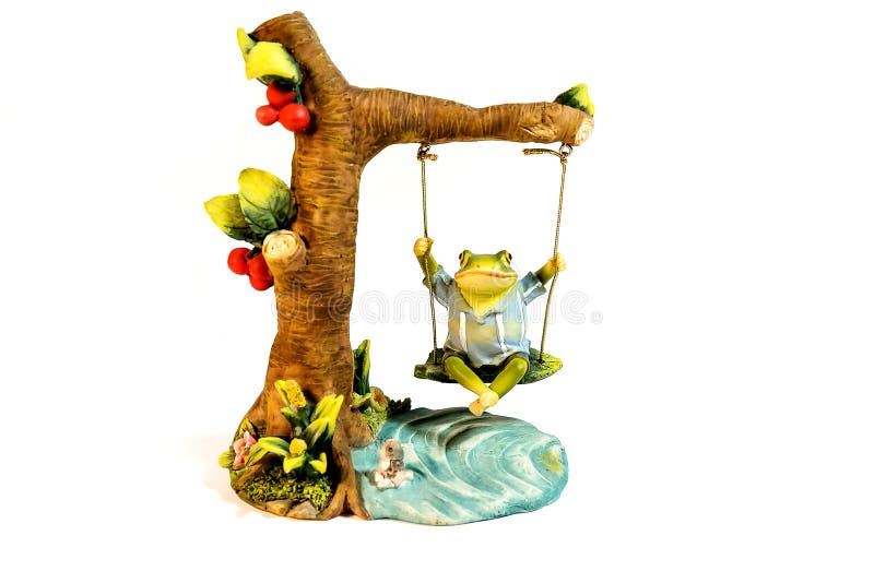 Frog Figure. Decorative Figure of a Frog Stock Photo - Image of frog ...