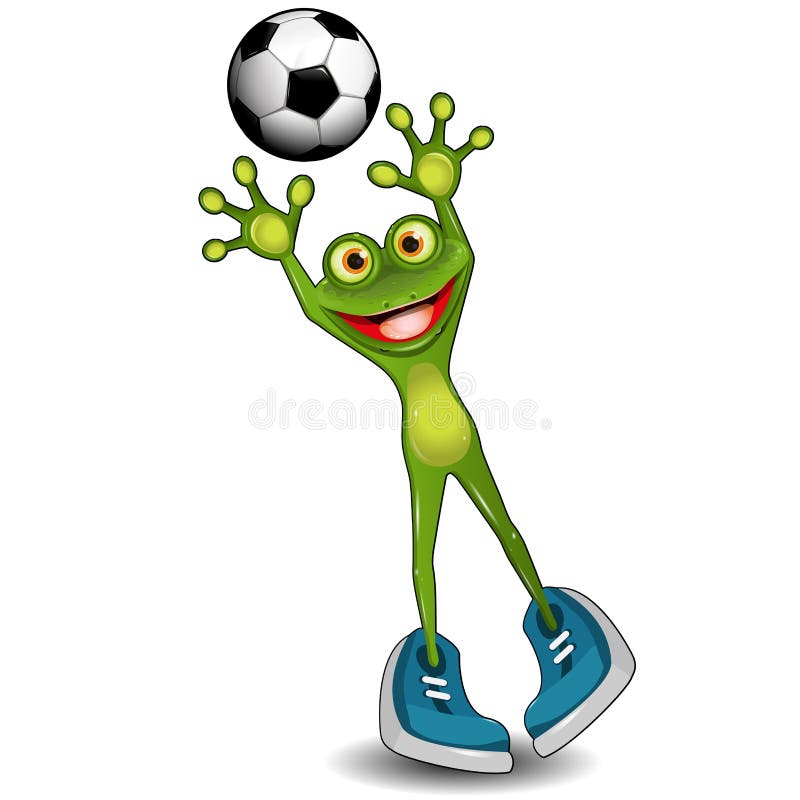 Frog Football Stock Illustrations – 180 Frog Football Stock ...