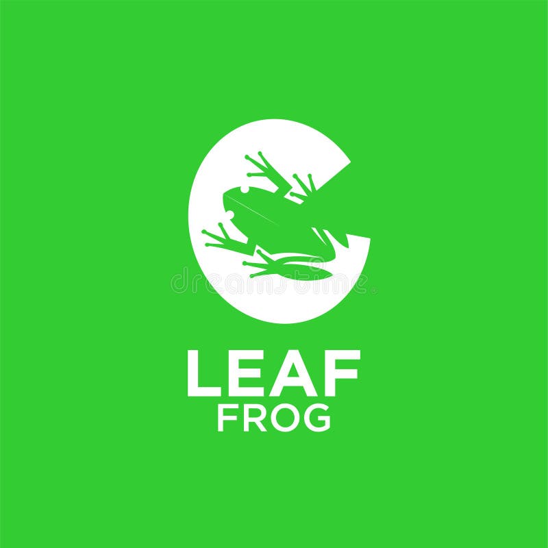 Frog Green Background Logo Icon Designs Vector Stock Illustration ...