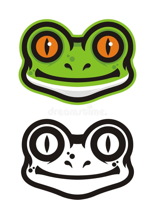 Frog Head Logo stock vector. Illustration of community - 92739220