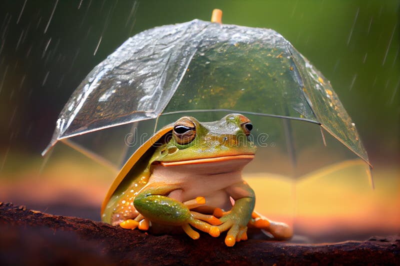 Frog Leaf Umbrella Stock Illustrations – 155 Frog Leaf Umbrella Stock ...