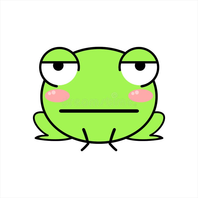 Simple Frog Face Stock Illustrations – 384 Simple Frog Face Stock ...
