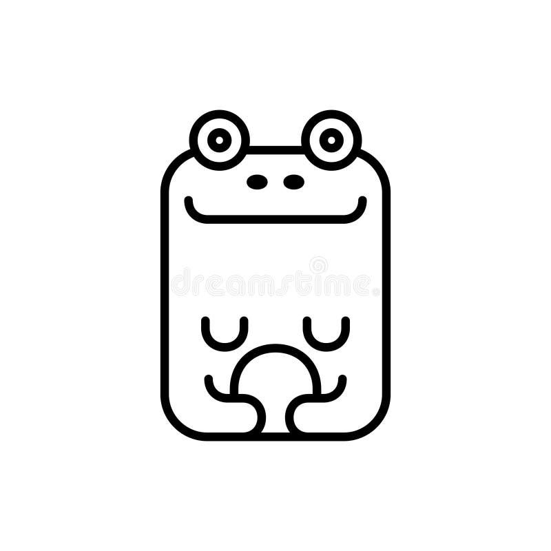 Frog icon stock vector. Illustration of artwork, cute - 236664545