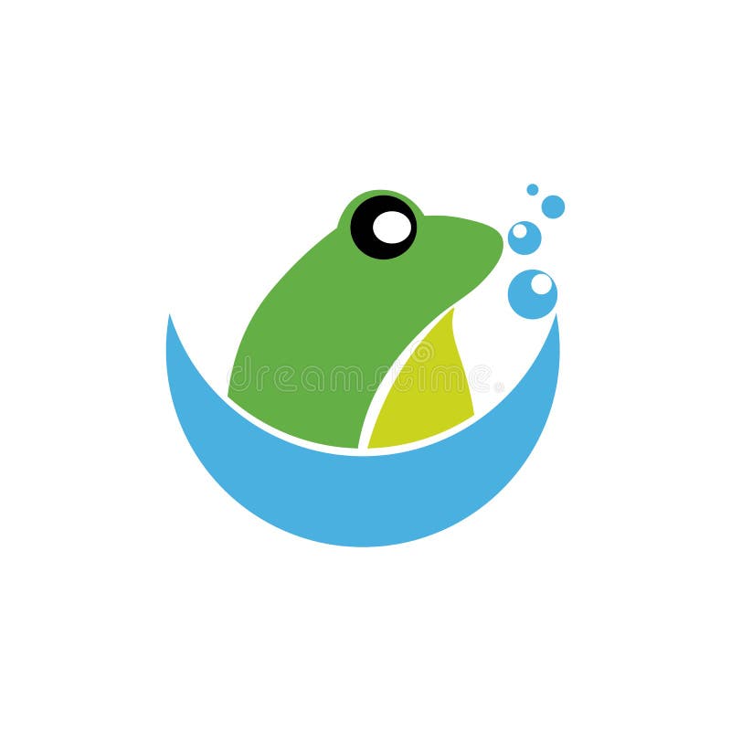 Frog icon template vector stock vector. Illustration of background ...