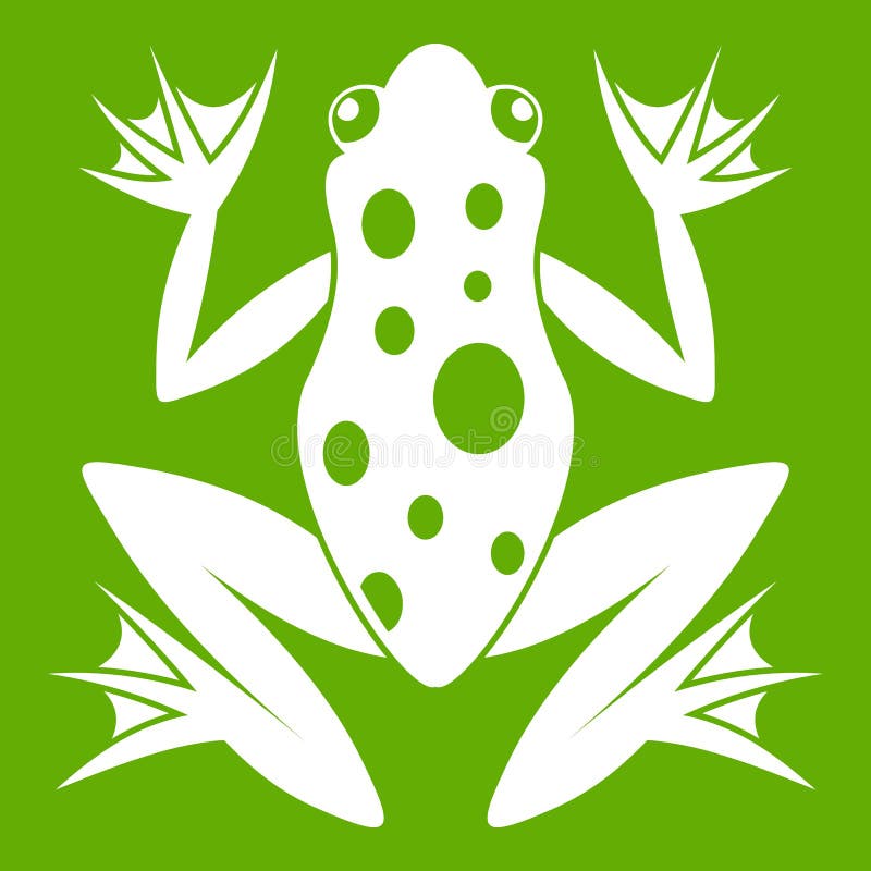 Frog icon, outline style stock vector. Illustration of amphibian - 83130187
