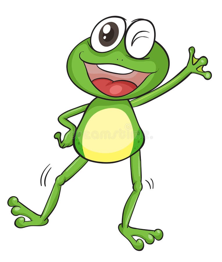 Dancing Tree Frog stock vector. Illustration of vector - 24429444