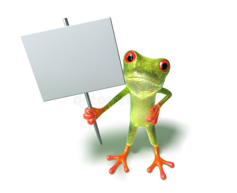 Frog : insert your text stock illustration. Illustration of frog - 3170353