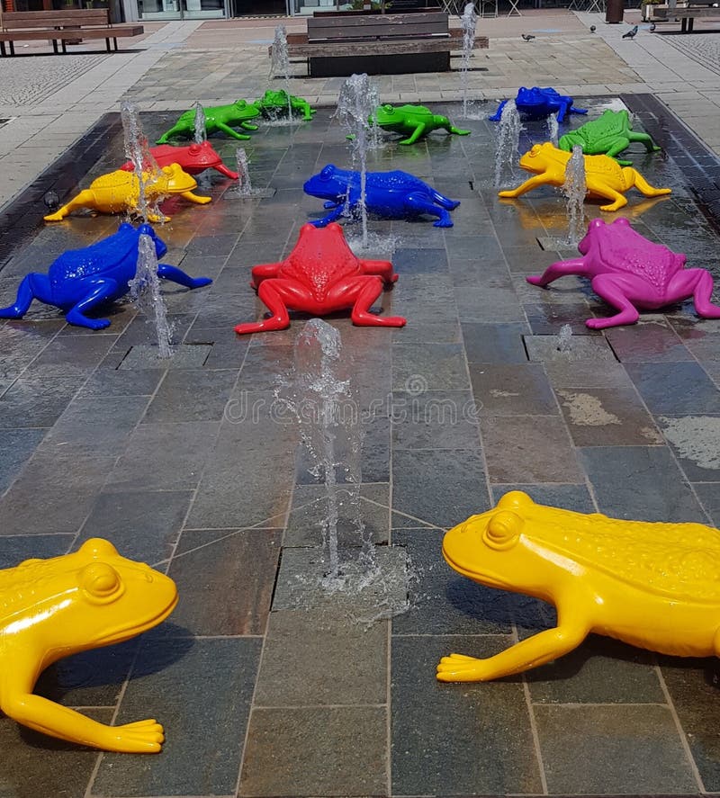 Frog invasion rane stock image. Image of water, invasion - 147737365