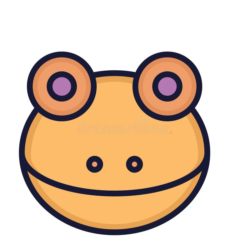 Frog Isolated Vector Icon that Can Be Easily Modified or Edited Stock ...