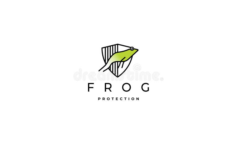 Frog Jump Logo Vector Design Stock Vector - Illustration of graphic ...