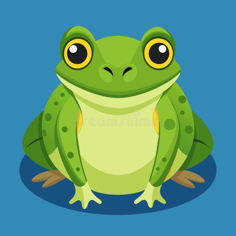 Frog Jumping Icon. Sequences or Footage for Motion Design. Cartoon Toad ...