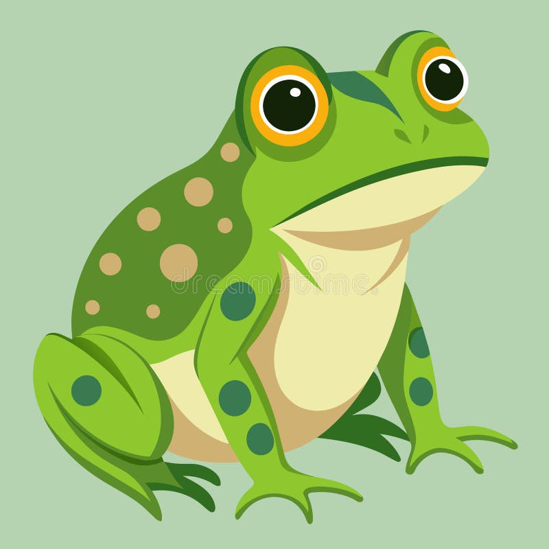 Frog Jumping Icon. Sequences or Footage for Motion Design. Cartoon Toad ...