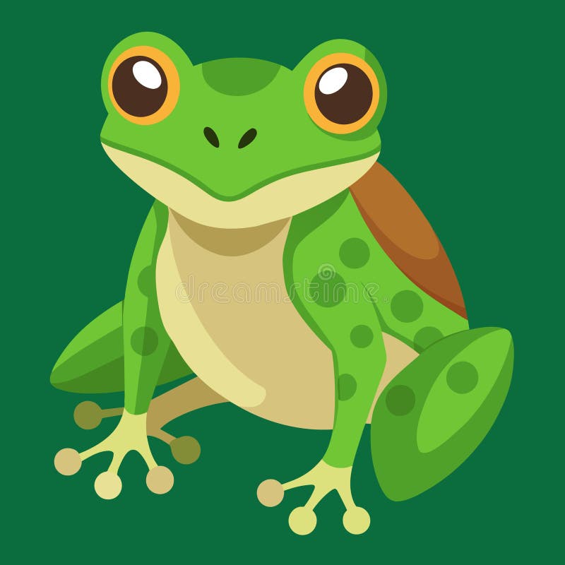 Frog Jumping Icon. Sequences or Footage for Motion Design. Cartoon Toad ...
