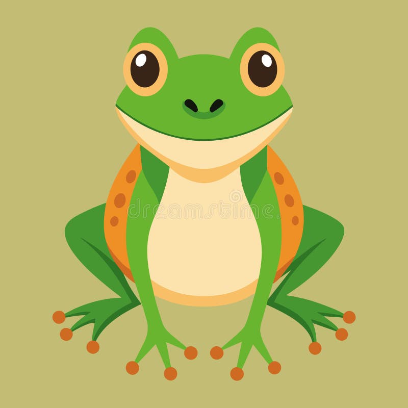 Frog Jumping Icon. Sequences or Footage for Motion Design. Cartoon Toad ...