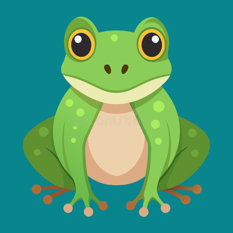 Frog Jumping Icon. Sequences or Footage for Motion Design. Cartoon Toad ...