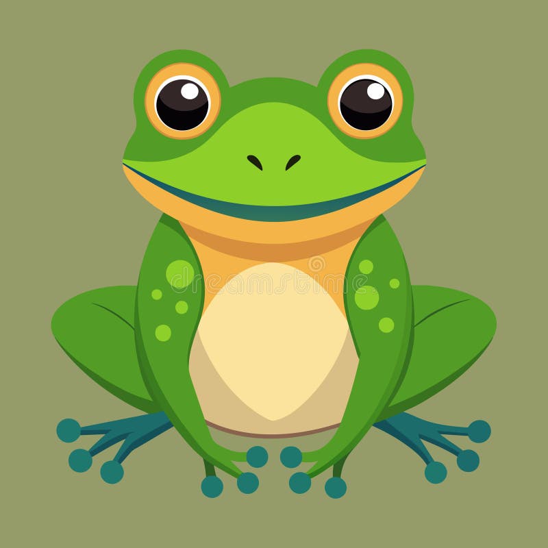 Frog Jumping Icon. Sequences or Footage for Motion Design. Cartoon Toad ...