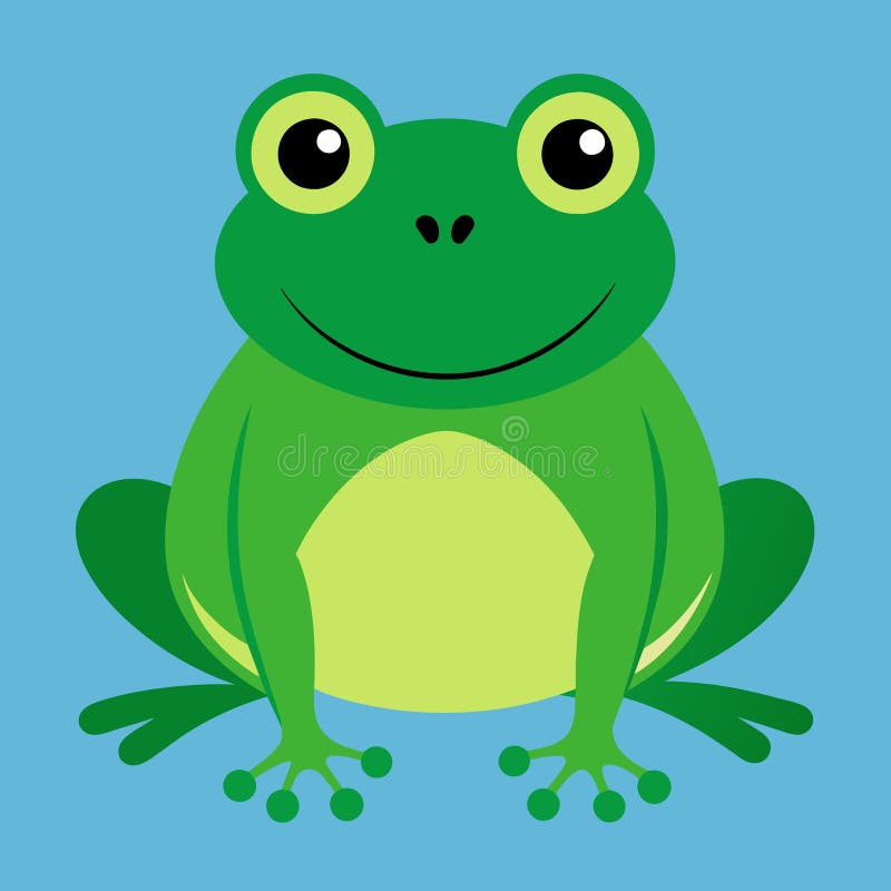 Frog Jumping Icon. Sequences or Footage for Motion Design. Cartoon Toad ...
