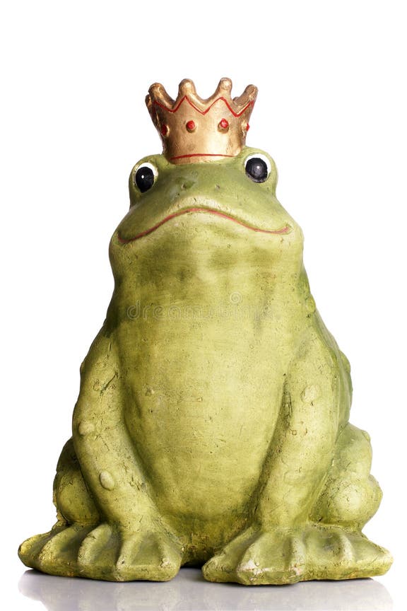 Frog King stock image. Image of little, bound, path, crown - 10041569