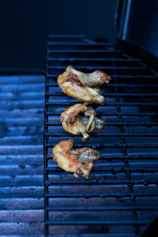 Frog legs on the grill stock photo. Image of meat, summer - 153482150