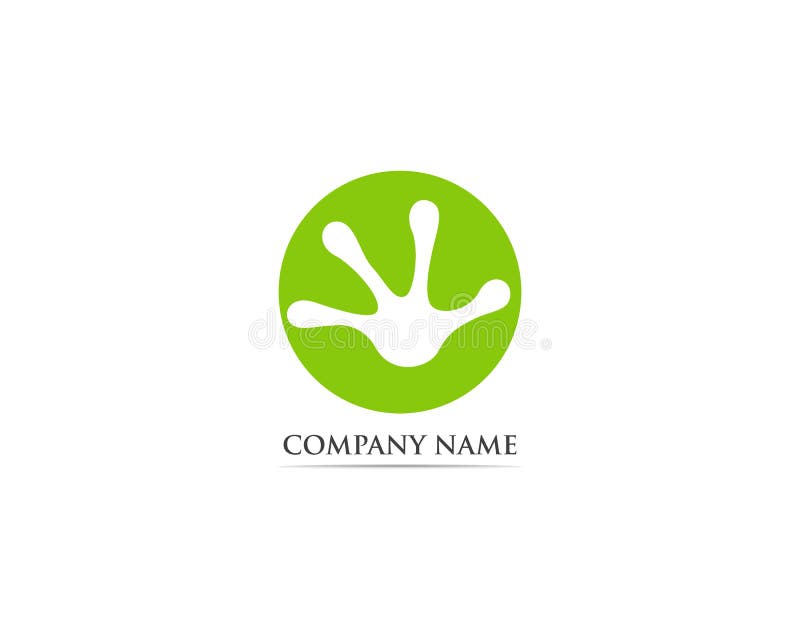Frog Logo and Symbol Vector Illustration Stock Vector - Illustration of ...