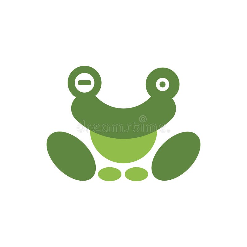 Frog Logo Template Icon stock illustration. Illustration of abstract ...