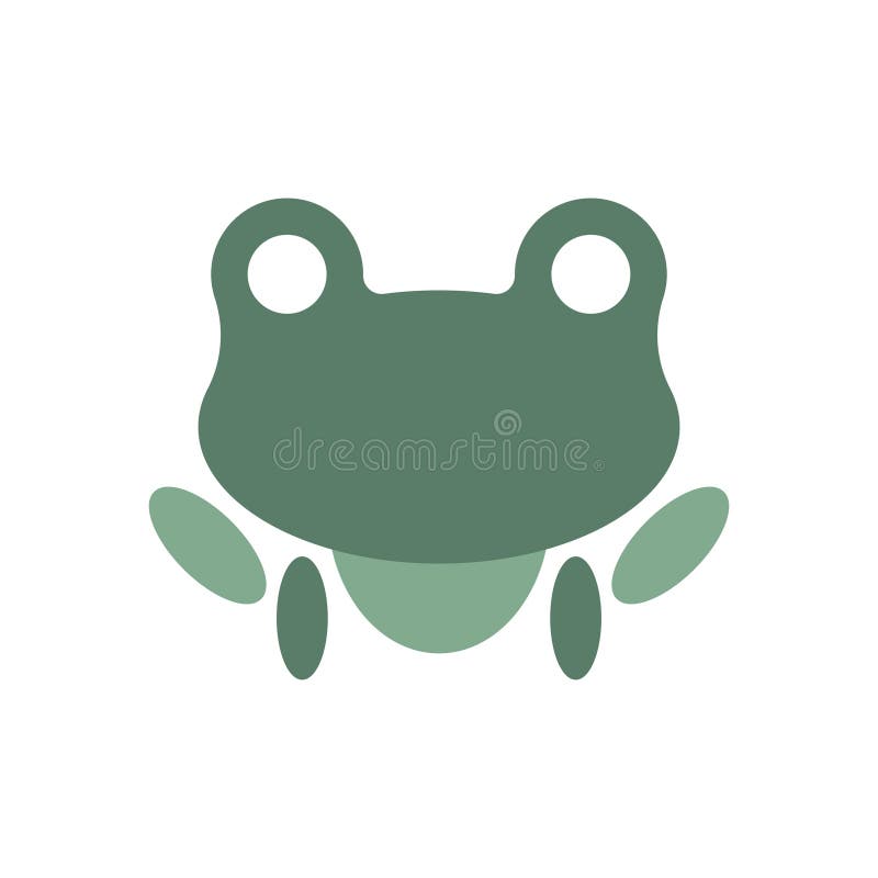 Frog Logo Template Icon stock illustration. Illustration of abstract ...