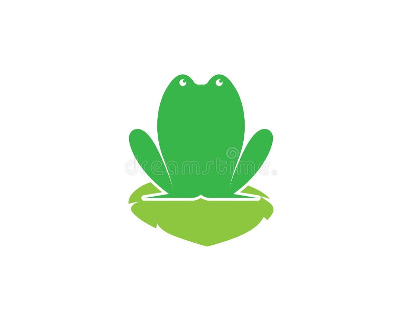 Frog Logo Template vector stock vector. Illustration of tree - 202283751