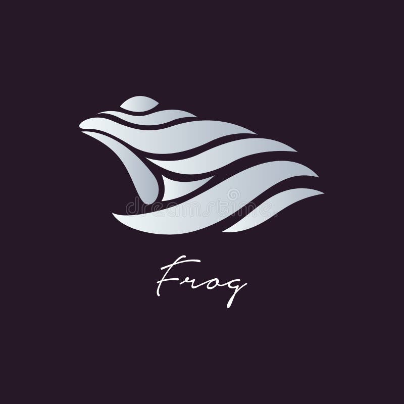 Frog logo vector stock vector. Illustration of white - 53979269