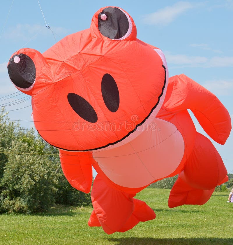 Orange kite stock photo. Image of tarifa, wind, atlantic - 8341368