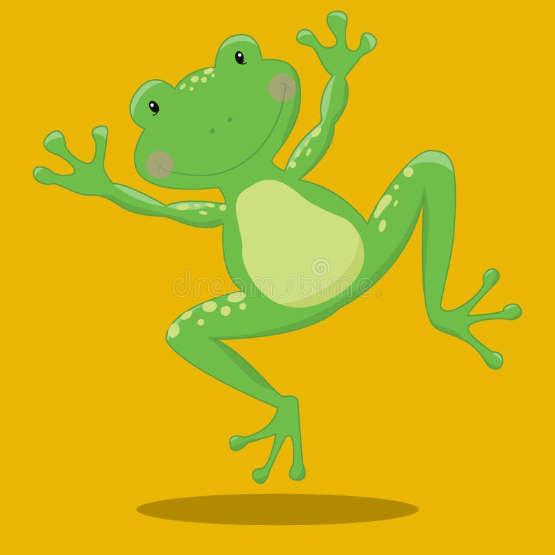 Cartoon Frog Jumping Stock Illustrations – 630 Cartoon Frog Jumping ...