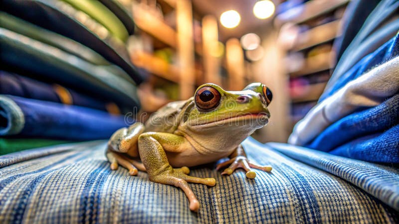 The Frog is at the Root of High-tech Clothing Stock Illustration ...