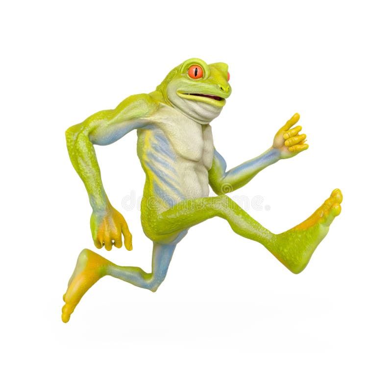Running Frog Stock Illustrations – 136 Running Frog Stock Illustrations ...