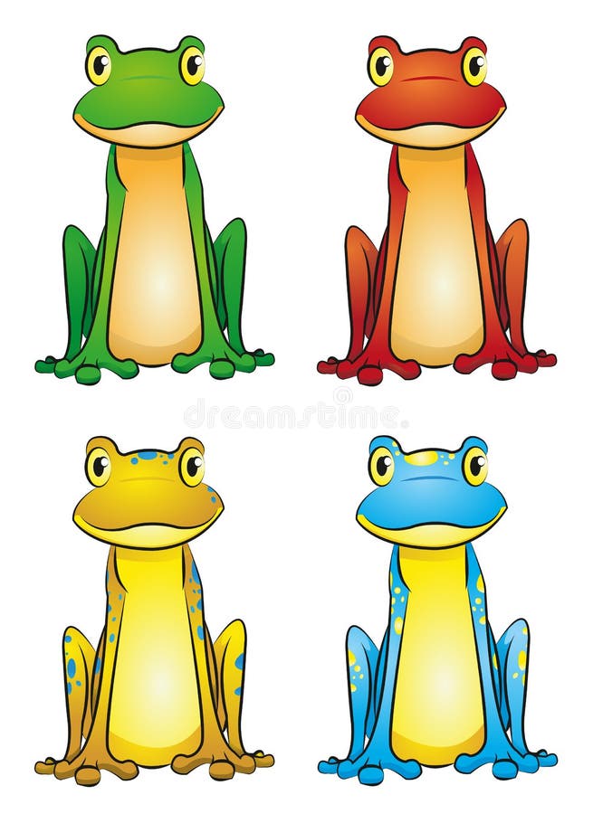 Frog-set stock illustration. Illustration of squib, isolated - 43399913