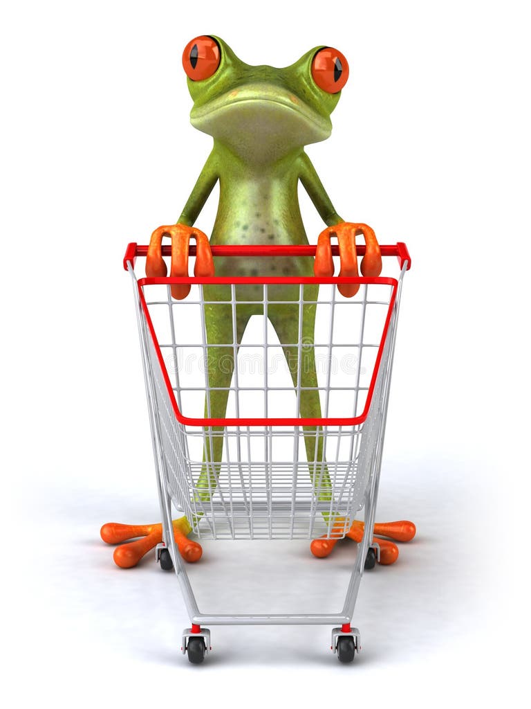 Frog Shopping Stock Illustrations – 351 Frog Shopping Stock ...