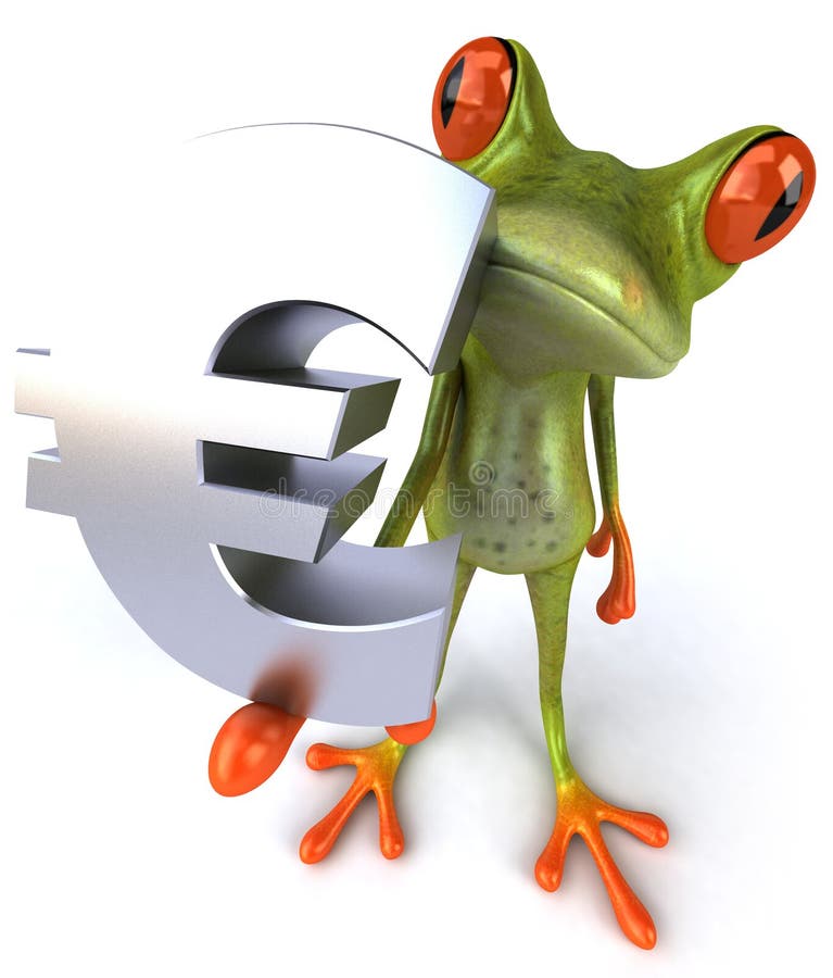 Frog shopping stock illustration. Illustration of slimy - 8941259