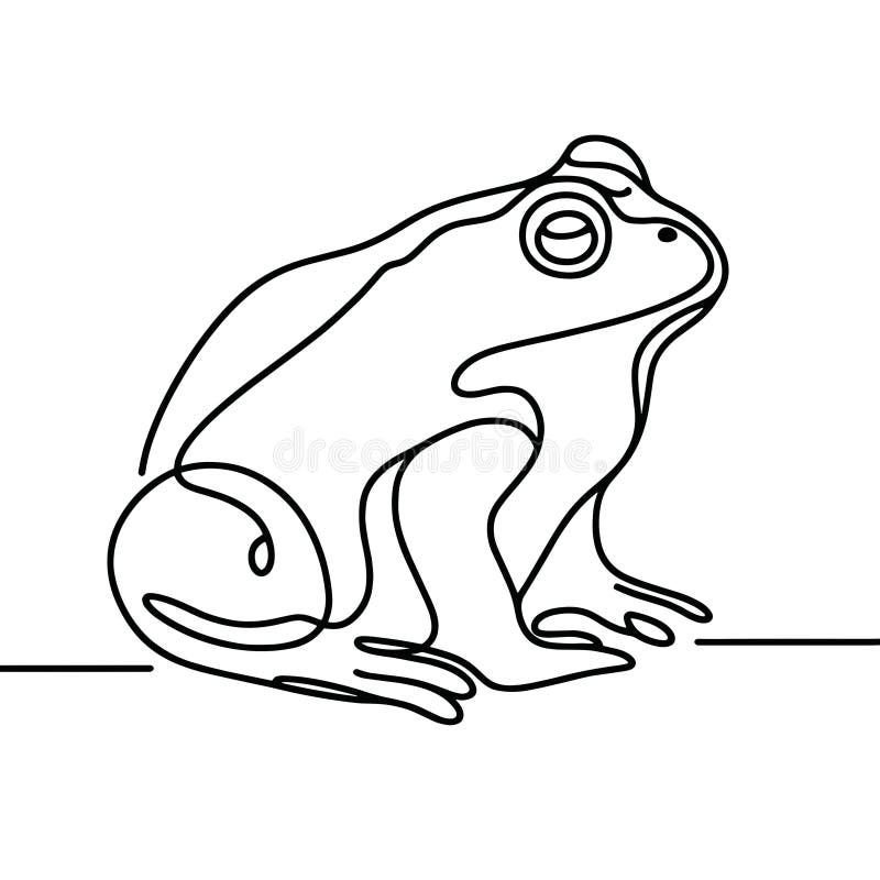 A Frog is Sitting on a Ledge Stock Photo - Illustration of amphibian ...