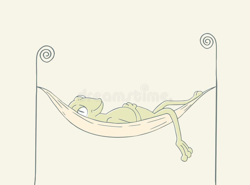 Sleeping Frog Design Stock Illustrations – 77 Sleeping Frog Design ...