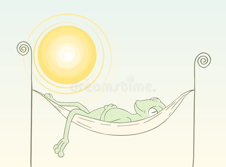 Frog Sleeping Stock Illustrations – 604 Frog Sleeping Stock ...