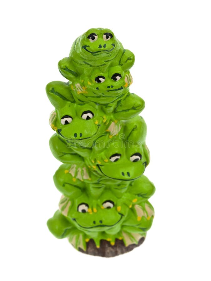 Stack of frogs stock photo. Image of happy, decorative - 11152588