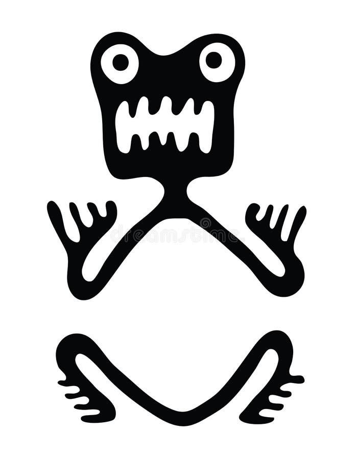 Aztec stock vector. Illustration of ancient, animal - 101267640