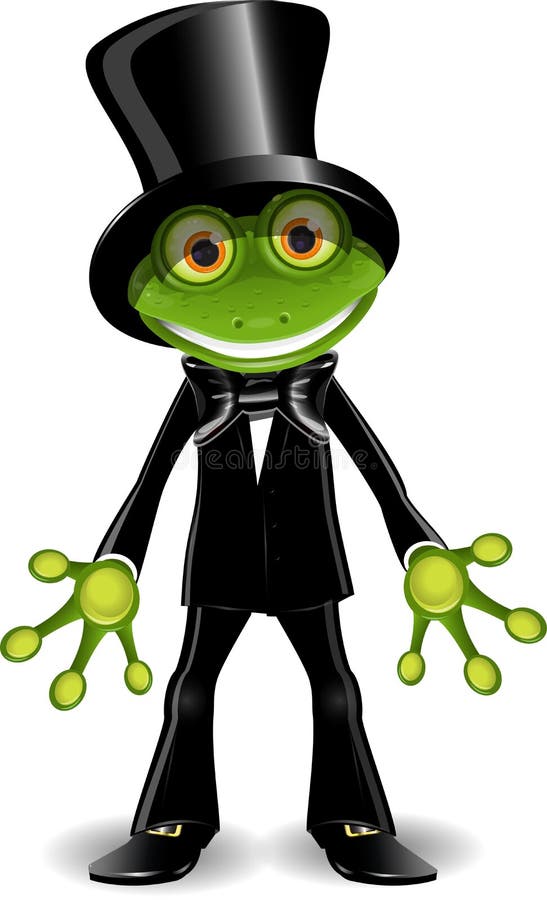 Frog security guard2 stock vector. Illustration of guard - 26801856