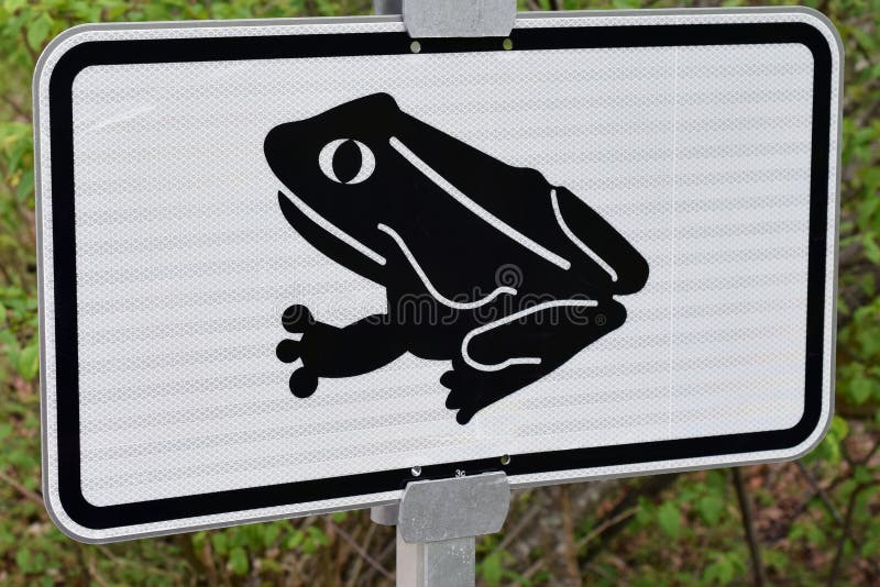 Frog traffic sign stock photo. Image of frogs, german - 108760608