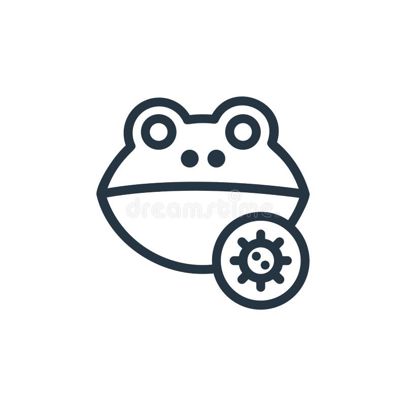 Toad Vector Icon. Toad Editable Stroke. Toad Linear Symbol for Use on ...