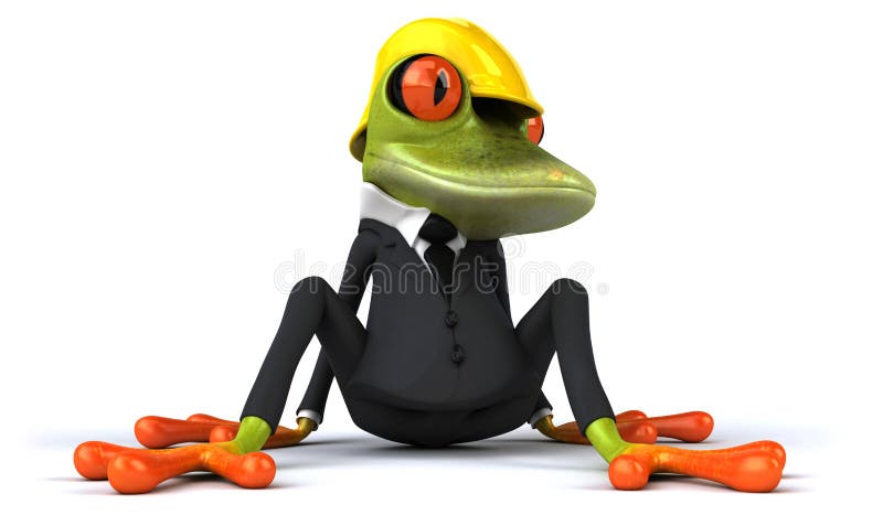 Frog worker stock illustration. Illustration of amazonian - 22016332